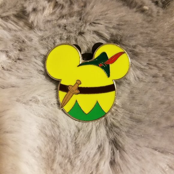 Disney | Other | 525 Peter Pan Mickey Shape Pin | Poshmark